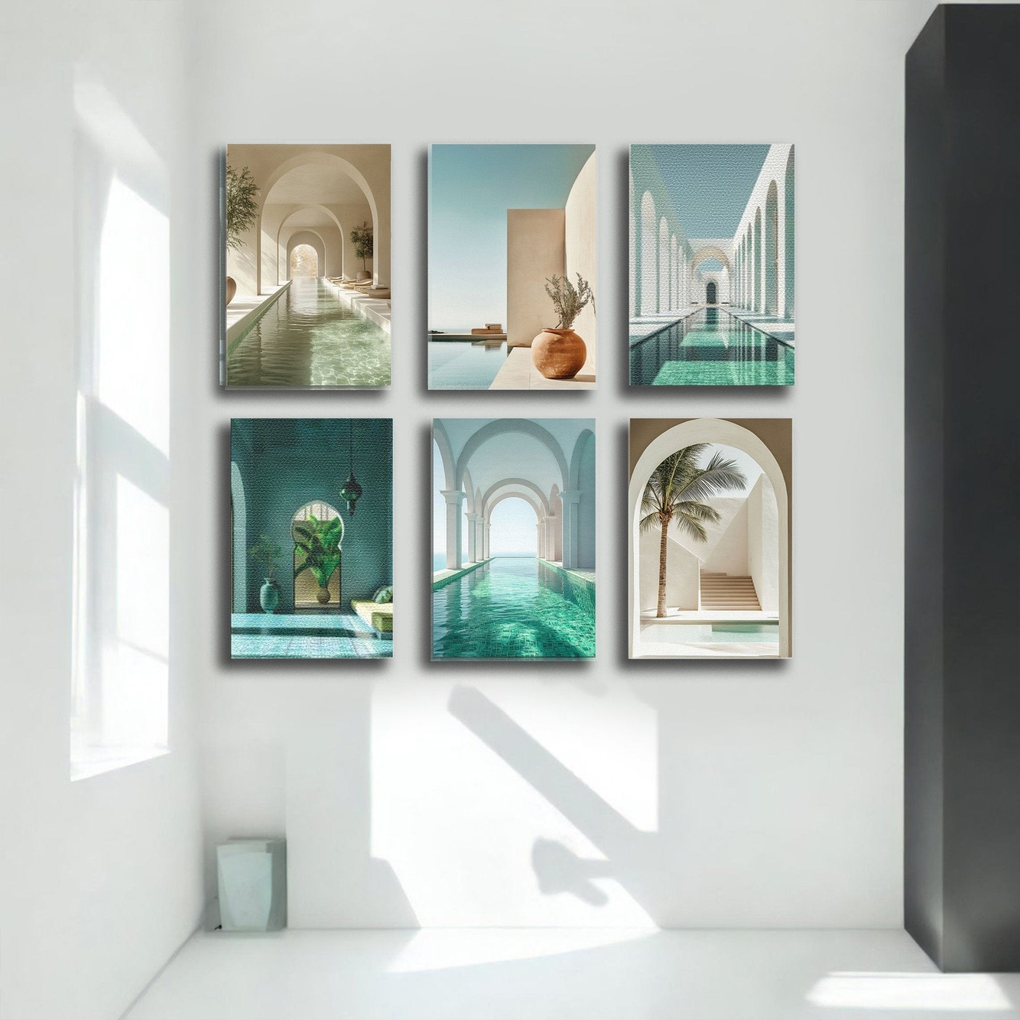 Tableaux décoratifs pour Salon Marocain : toile et plexiglass - KOLORS