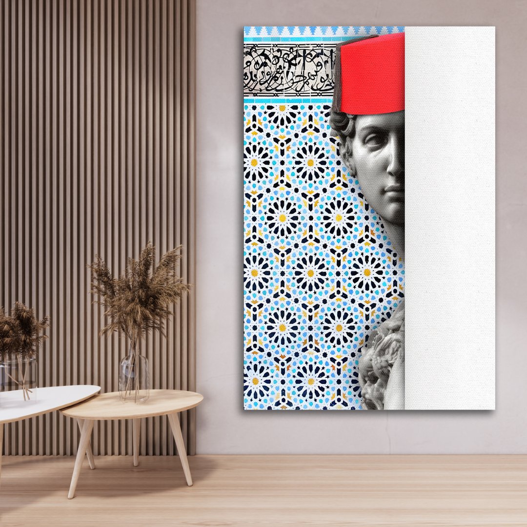Tableaux décoratifs Zellij Marocain : toile et plexiglass KOLORS
