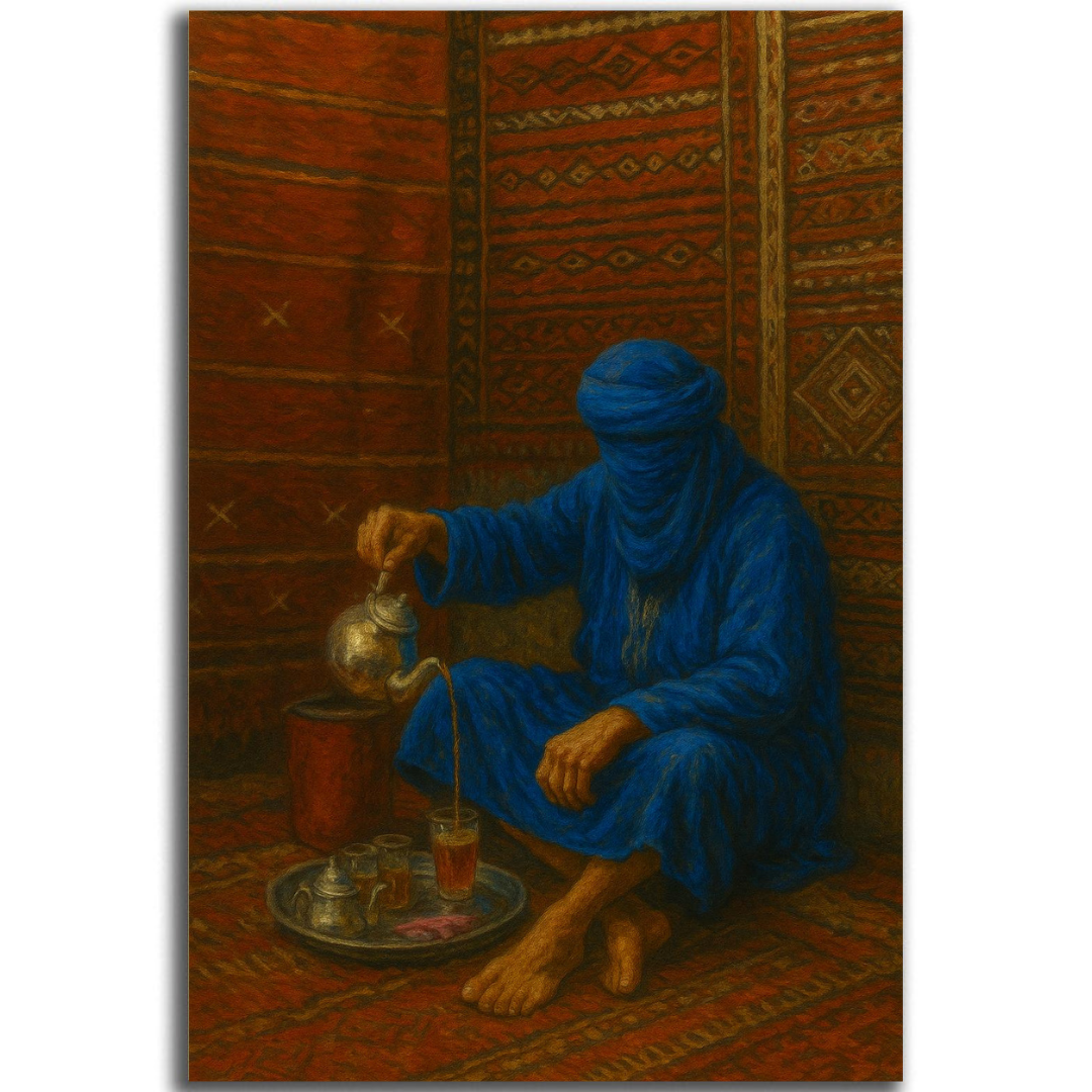 Tableau décoratif -Hospitalité sahraouie- Imprimé sur toile ou ...