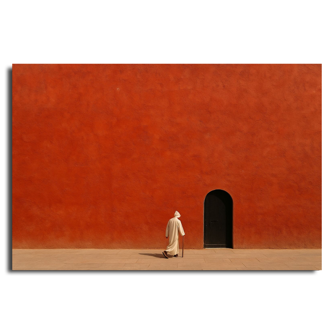 Tableau décoratif -Silence de Marrakech- Imprimé sur toile ou ...