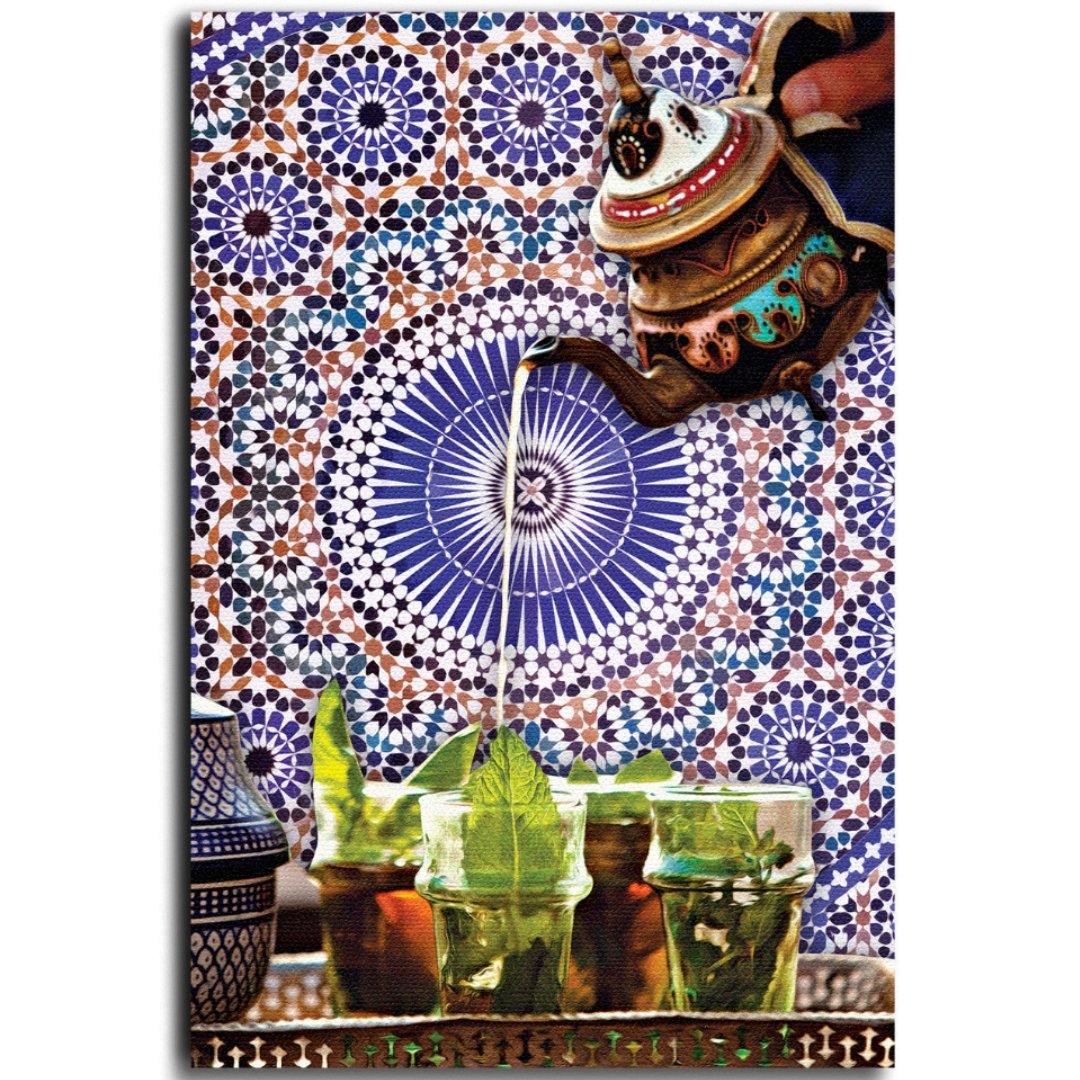 Decorative painting - Atay b ne3na3 - Printed on canvas or plexiglass ...