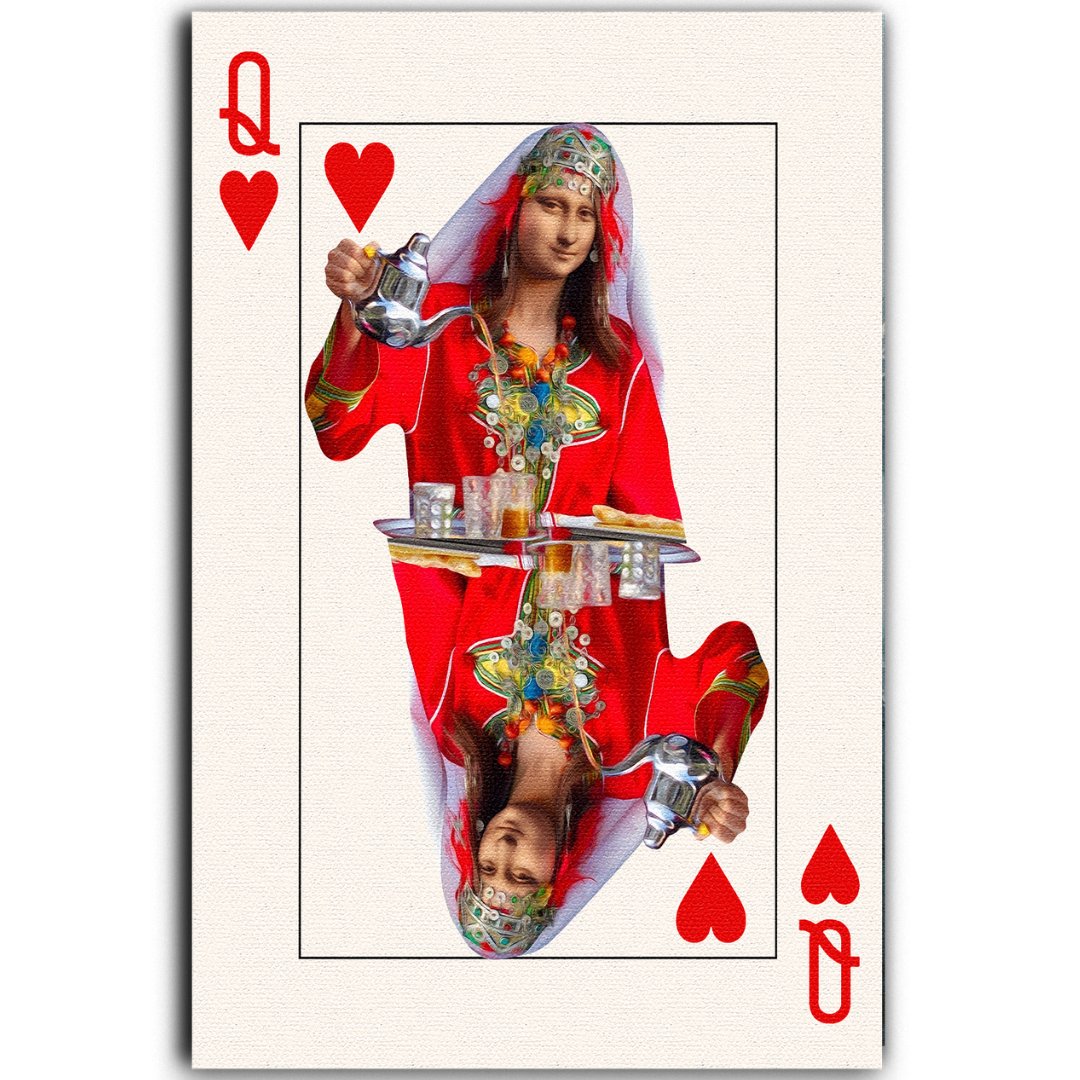 Tableau décoratif - Queen Mona Amazigh - Imprimé sur toile ou ...