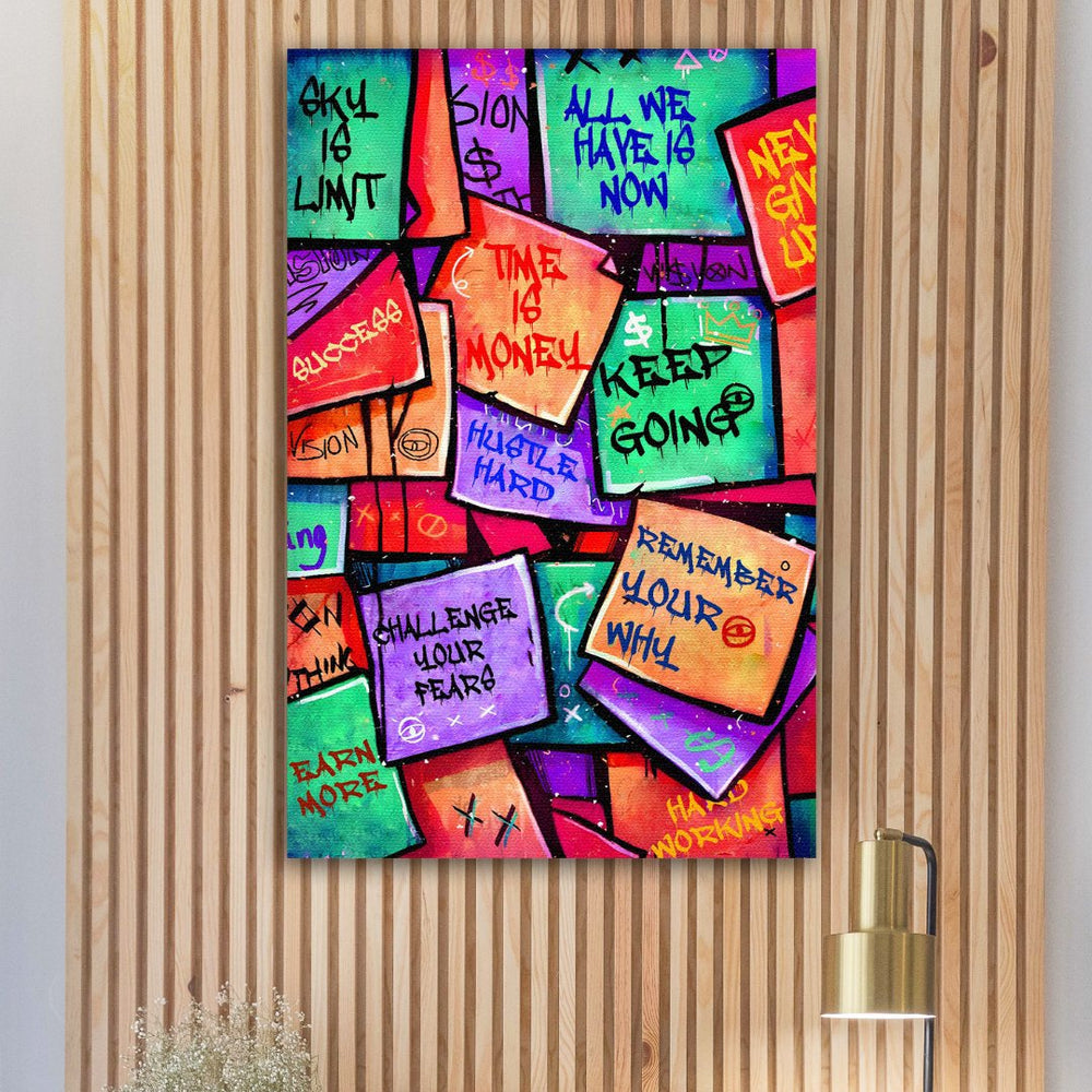 Tableau décoratif - Tableau de motivation - Imprimé sur toile ou ...