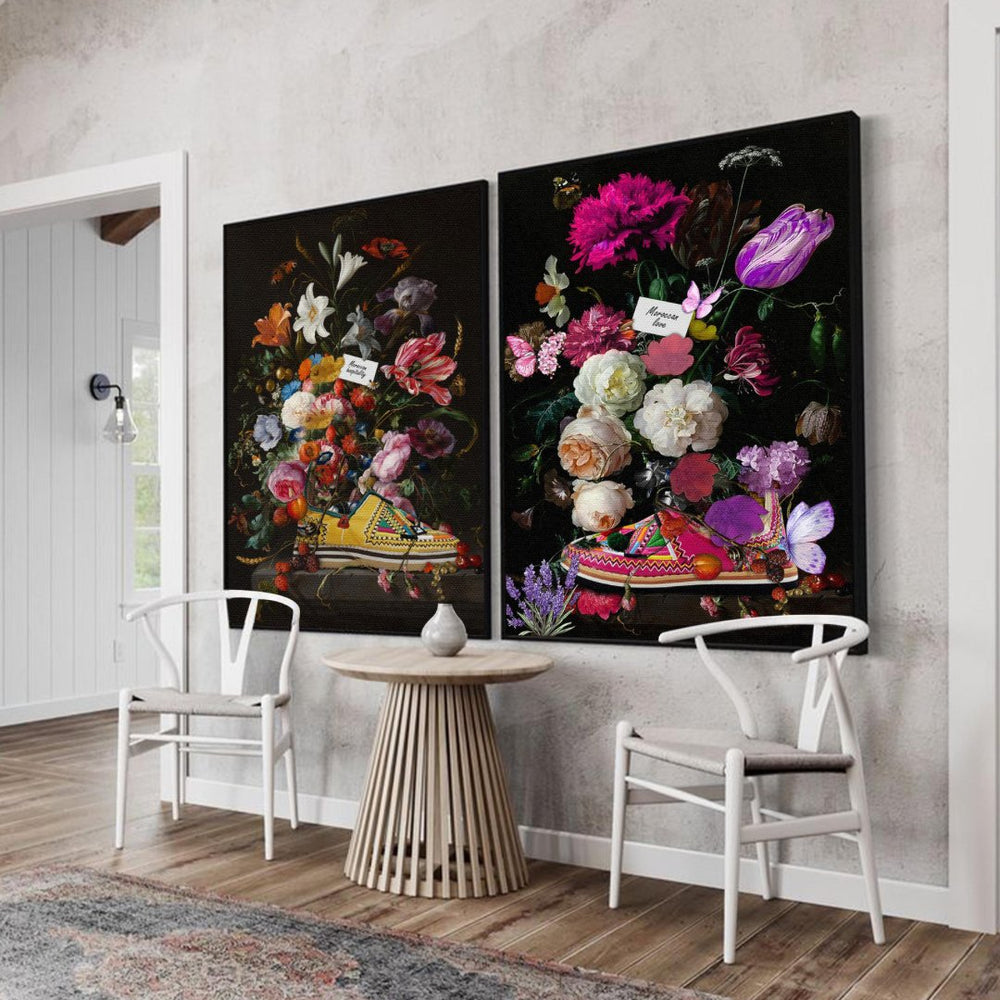 Tableaux décoratifs Pack - Culture marocaine Duo - Imprimé sur toile ou ...